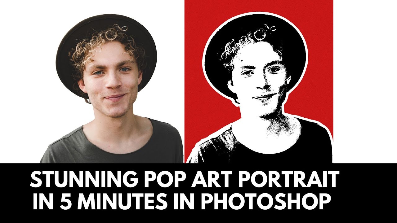 Make a Stunning Pop Art Portrait in Photoshop in 5 Minutes! - YouTube