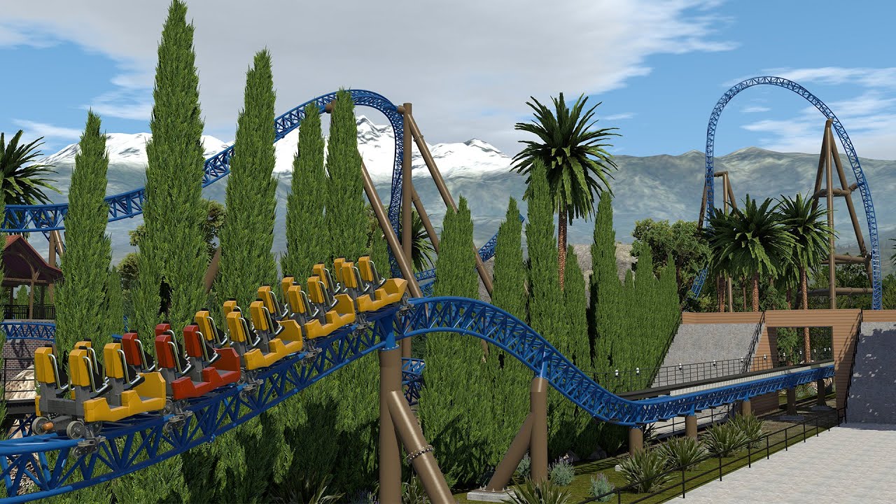 Fenix - NoLimits 2 (Intamin LSM Launch Coaster) - YouTube