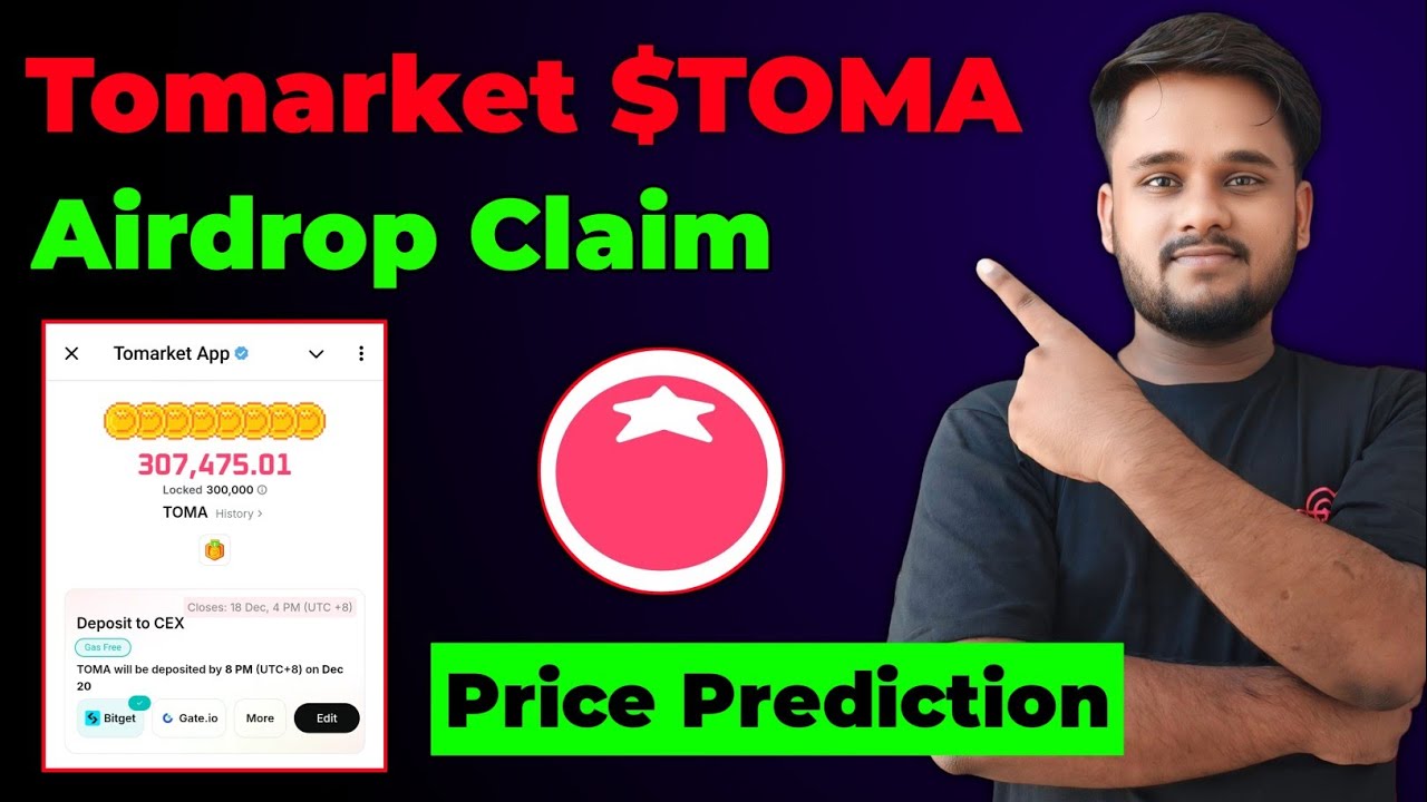 Tomarket - $TOMA Airdrop Claim Process || $TOMA Token Price Prediction ...