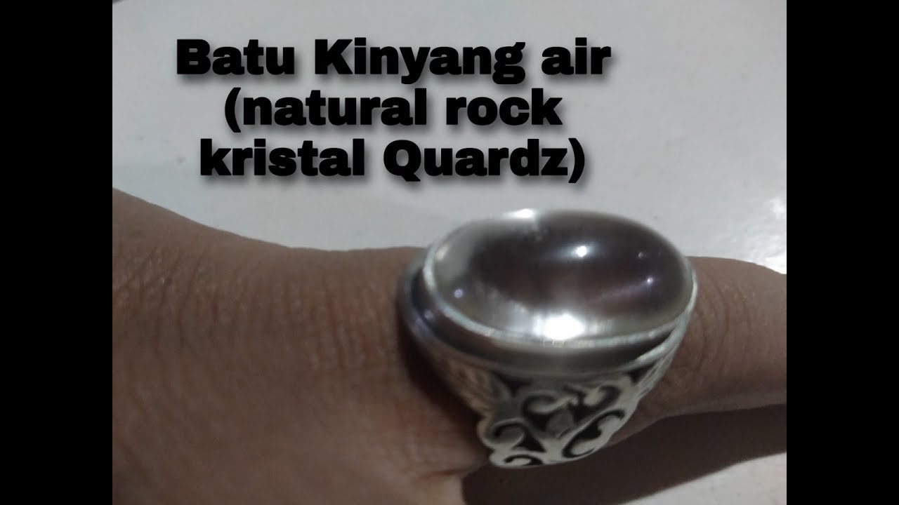 Batu Kinyang air (Lab . Natural rock kristal Quardz) - YouTube