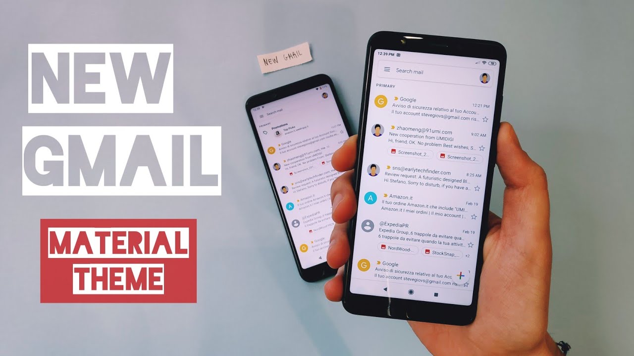 Gmail Material Theme is Amazing! [Comparison with old UI] - YouTube