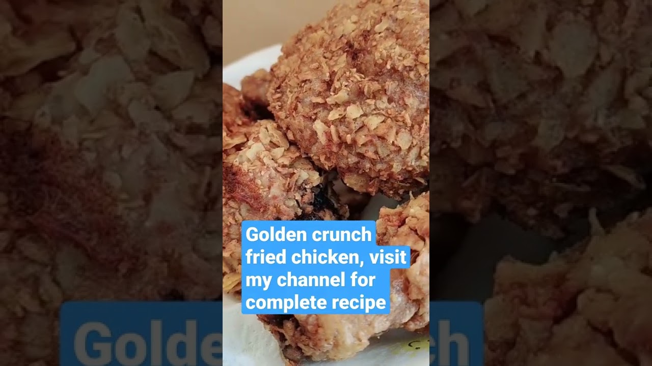 Golden Crunch fried chicken /fried chicken - YouTube