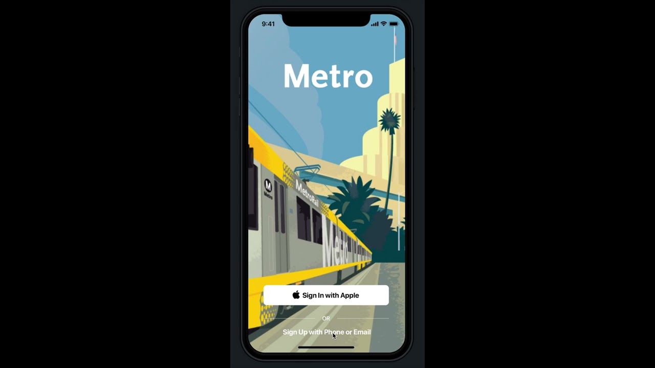 Metro App Prototype Walkthrough - YouTube
