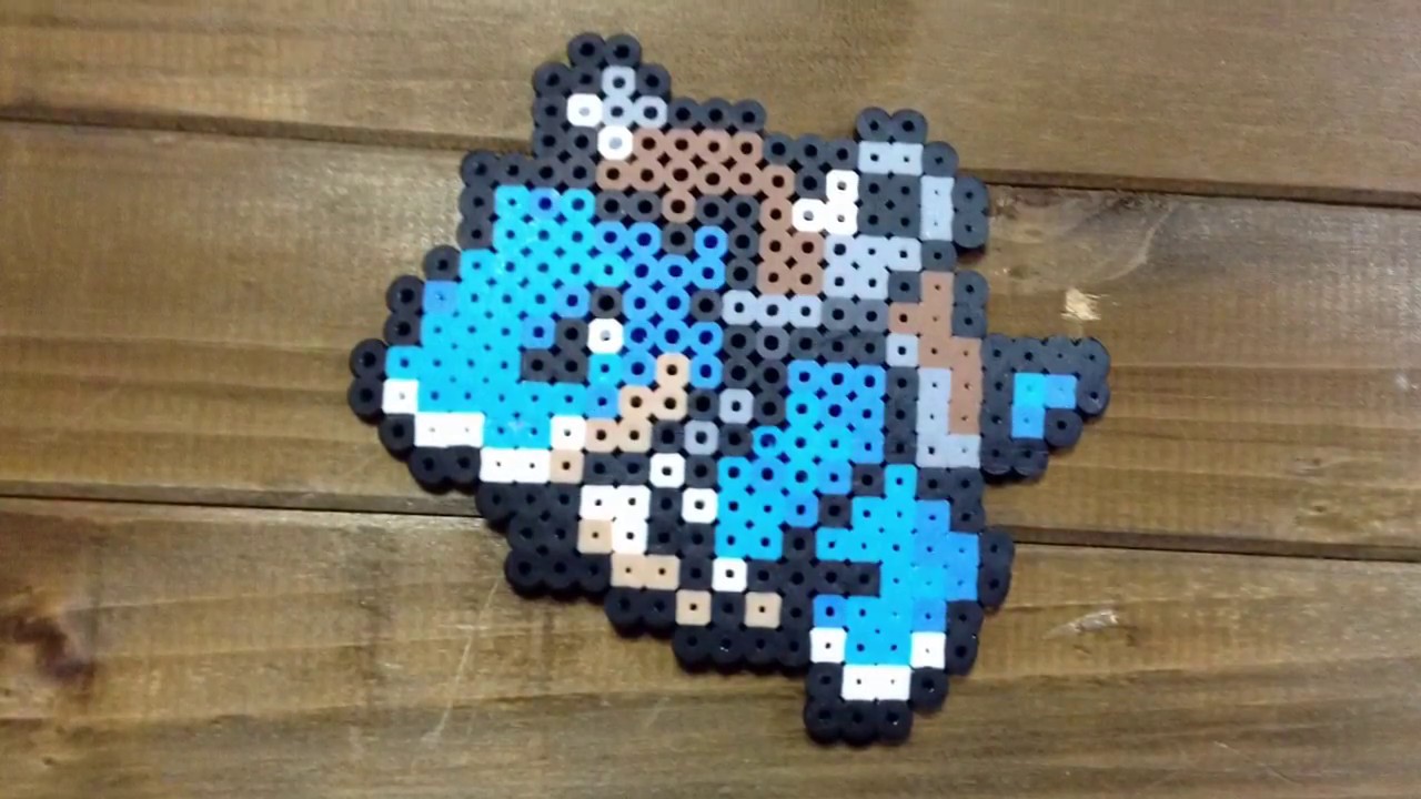 How to Make Pokemon Blastoise out of Perler Beads | Dominic - YouTube