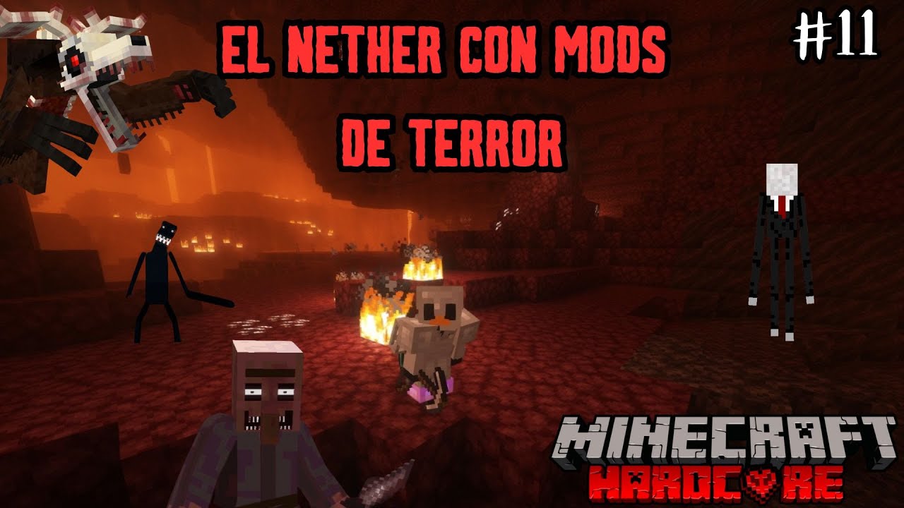 ASI es el NETHER con MODS DE TERROR en Minecraft - YouTube