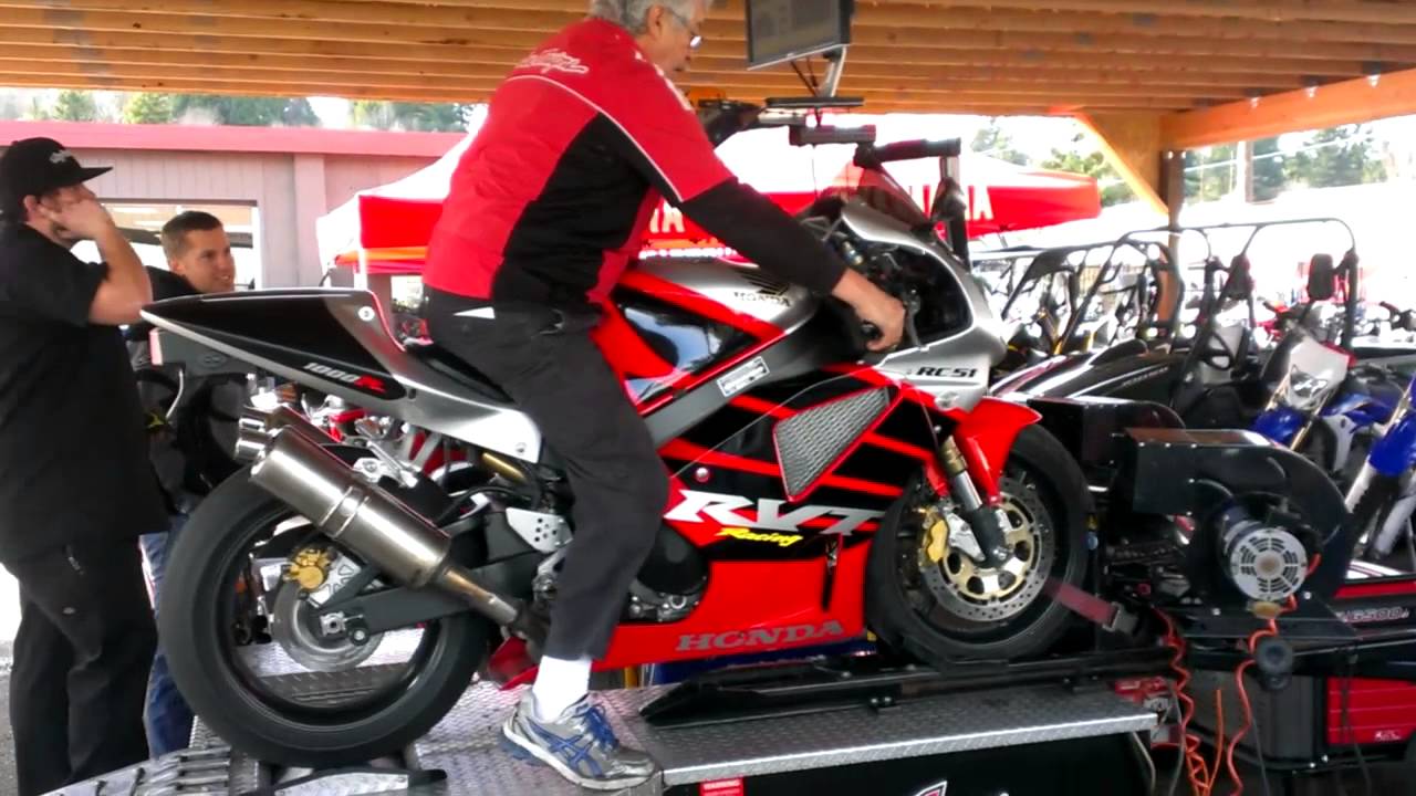 RC51 Dyno Run - YouTube