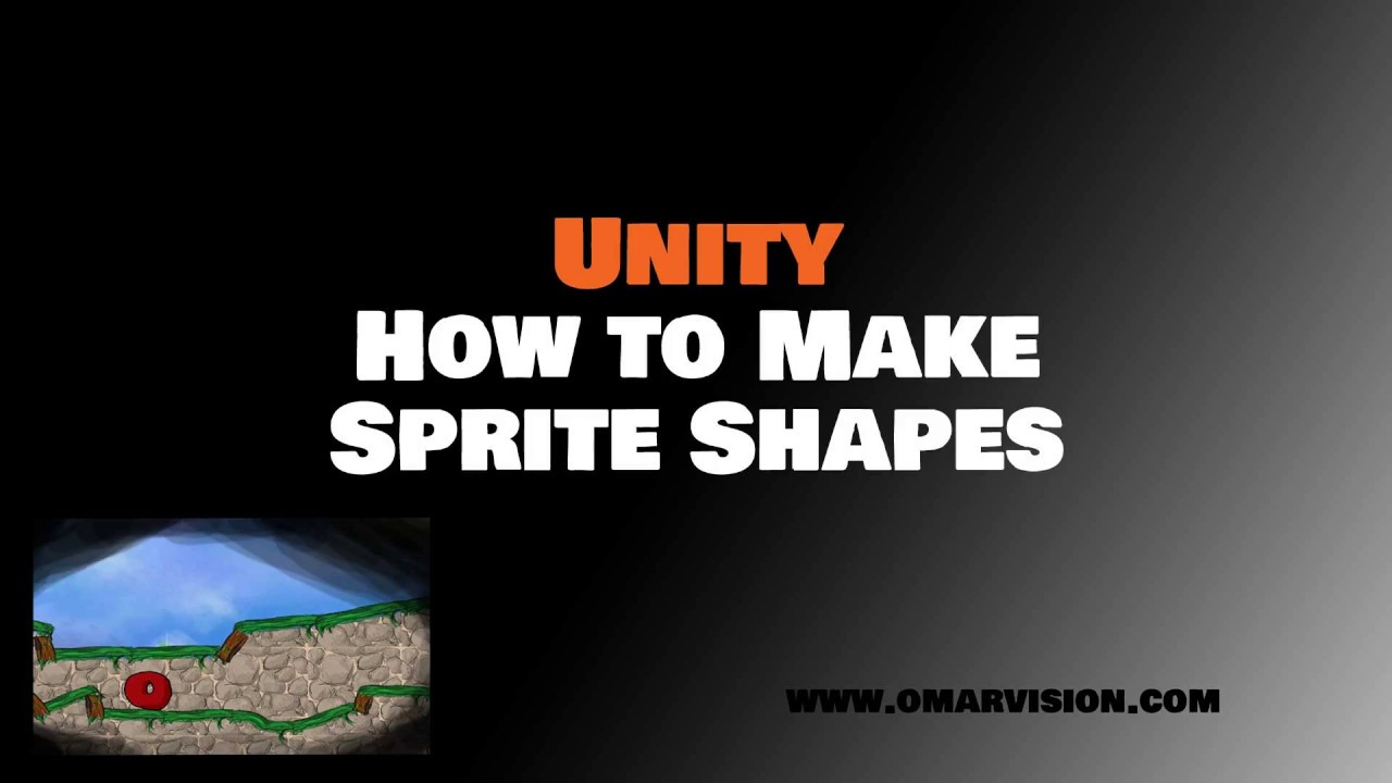 How to do Sprite Shapes - YouTube