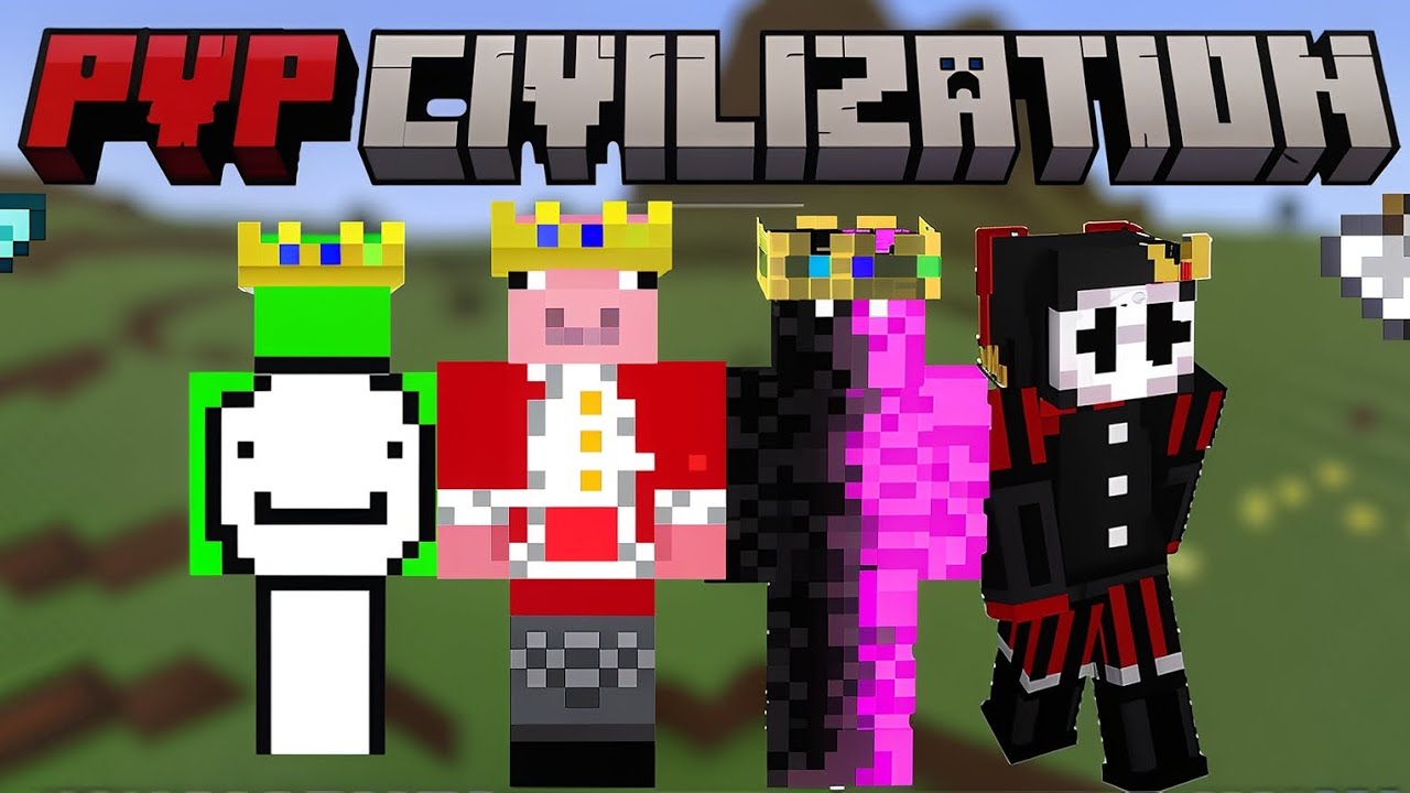 Ranking Different PVP Minecraft Players In PVP Civilization - YouTube