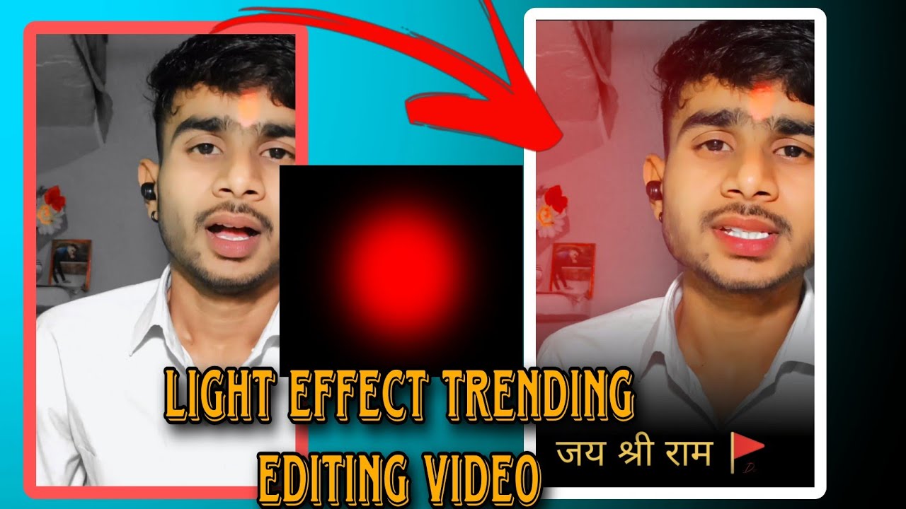 || trending light effect video editing by VN editor app || - YouTube