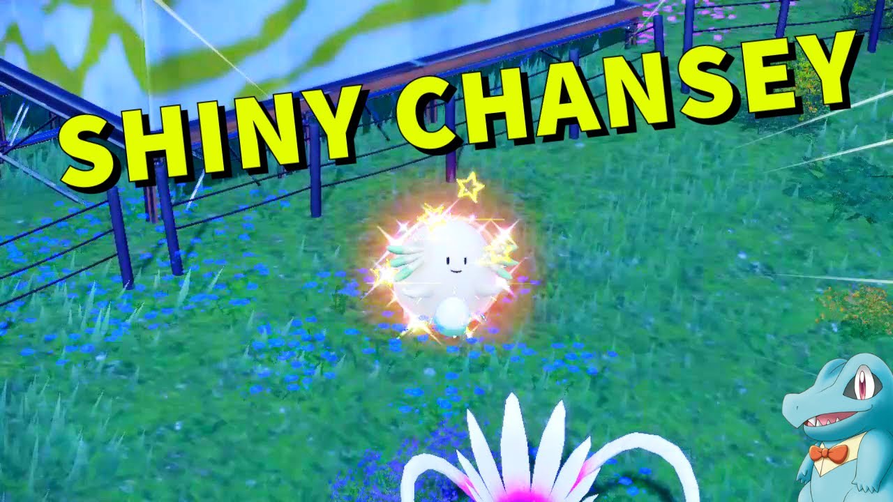 Shiny Chansey - Pokemon Scarlet & Violet - YouTube