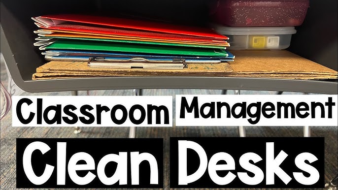Organized Classroom Desk