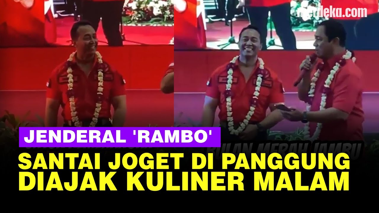 Momen Jenderal Andika 'Rambo' Joget Wagubnya Nyanyi, Malam Hari Diajak ...