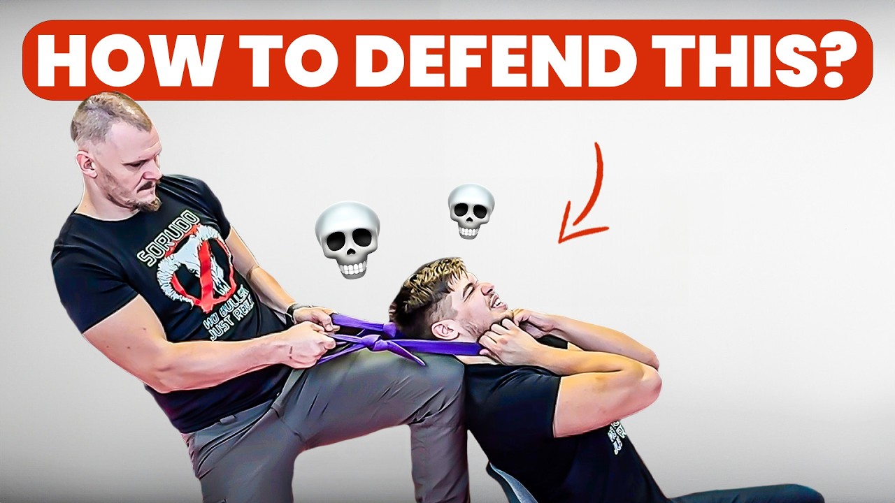 How to Handle a Back Attack While Sitting - YouTube