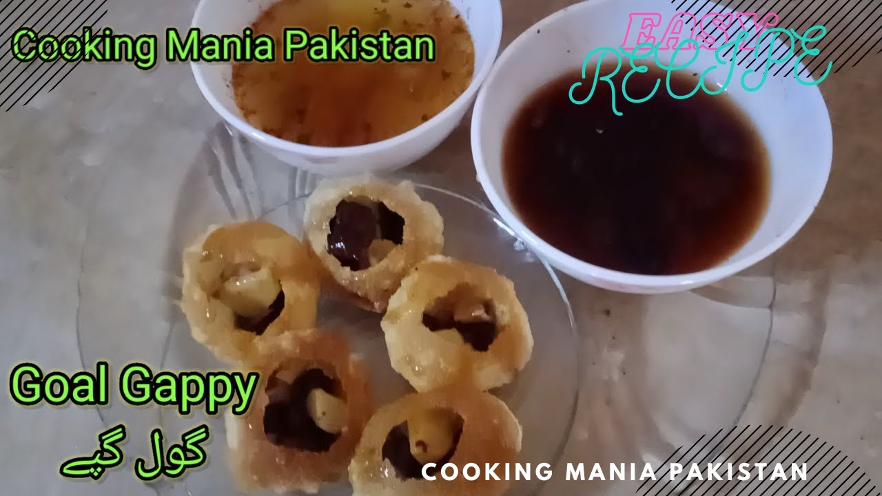 Goal Gappy Easy Recipe | Perfect Homemade GoalGappa | Pani Puri Recipe ...