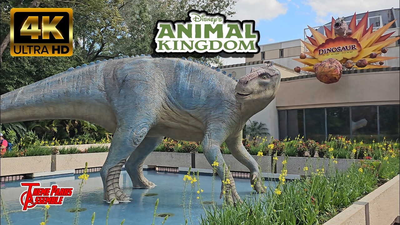 Dinosaur Ride at Disney's Animal Kingdom - FULL Experience in 4K | WDW ...