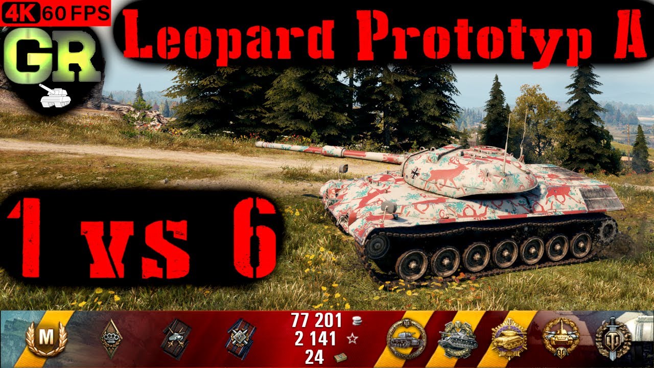 World of Tanks Leopard Prototyp A Replay - 10 Kills 6.6K DMG(Patch 1.4. ...