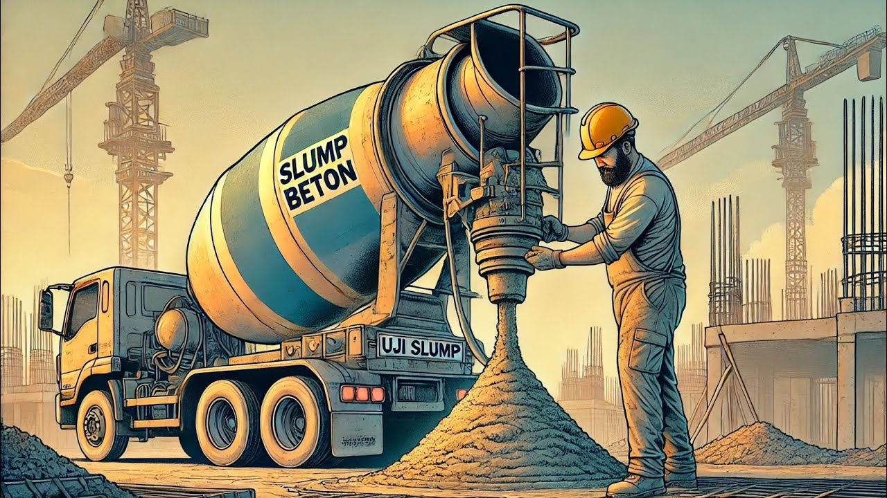 Uji Slump Beton || Cara Mudah Melakukan Slump Test Beton - YouTube