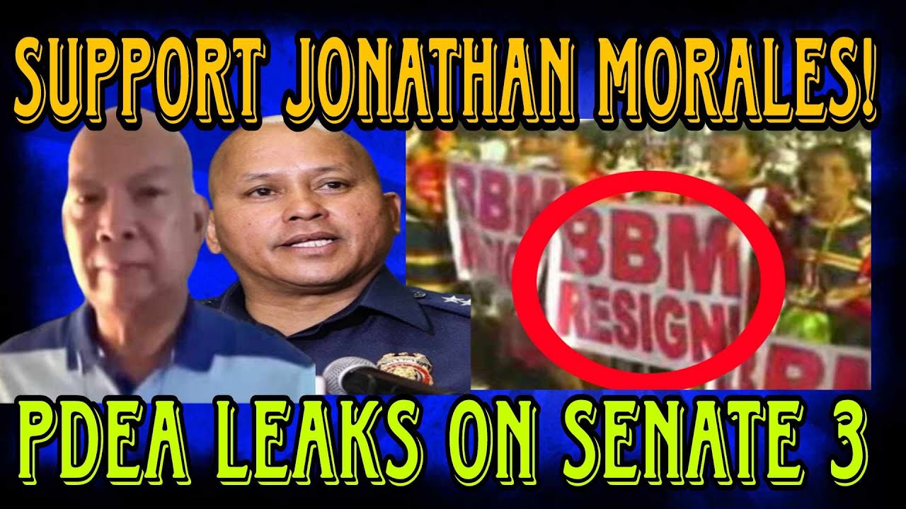LIVE! SUPPORT JONATHAN MORALES! SENATE INVESTIGATION ON THE ALLEGED PDEA LEAKS HEARING!//BBM ...