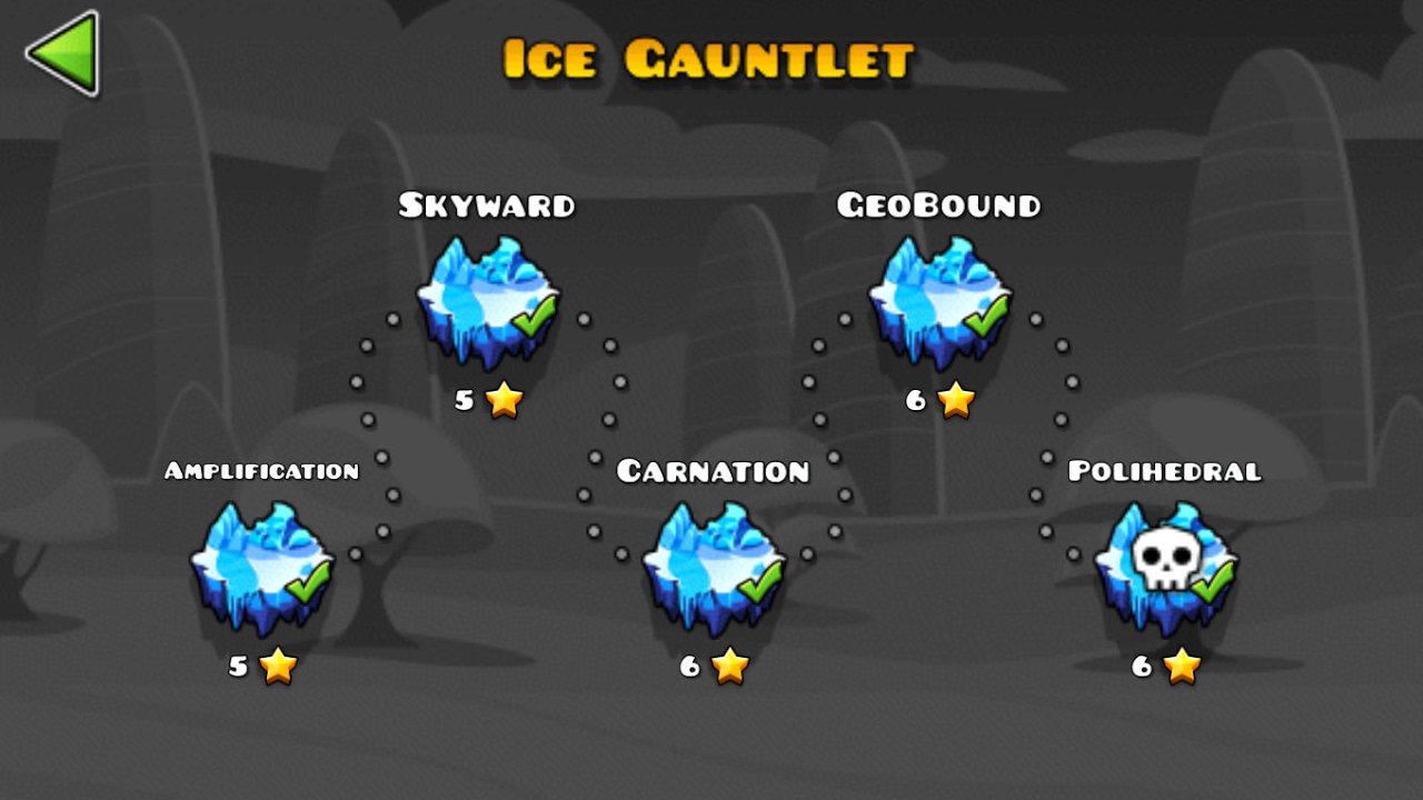 Geometry dash - Ice Gauntlet (All coins) - YouTube