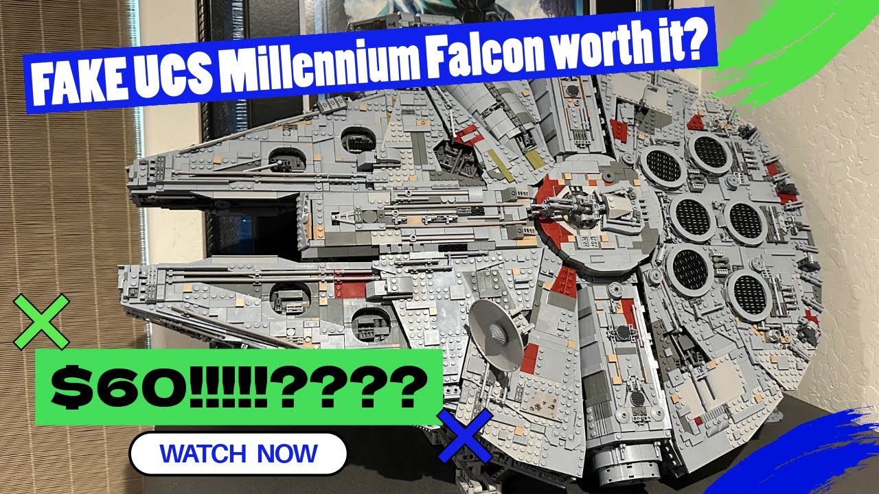 I Spent $60 on FAKE Lego on Aliexpress - UCS Millennium Falcon - YouTube