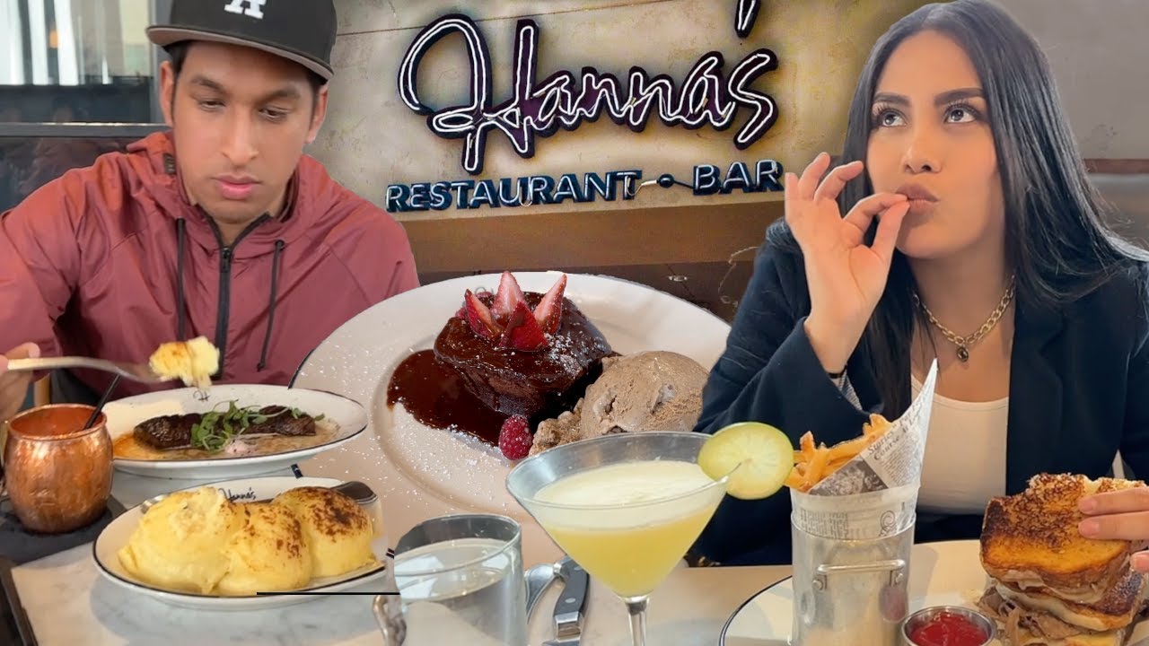 TRYING A FANCY RESTAURANT IN ORANGE COUNTY! 🍸 // Hanna's restaurant ...