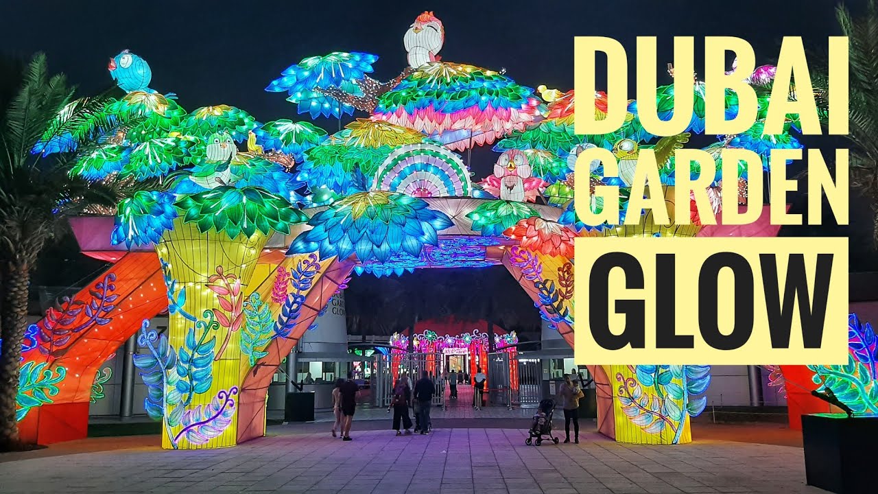 Dubai Garden Glow | Dubai Dinosaur Park | Dubai Magic Park - YouTube
