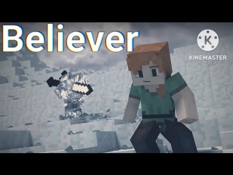Minecraft life | believer song - YouTube