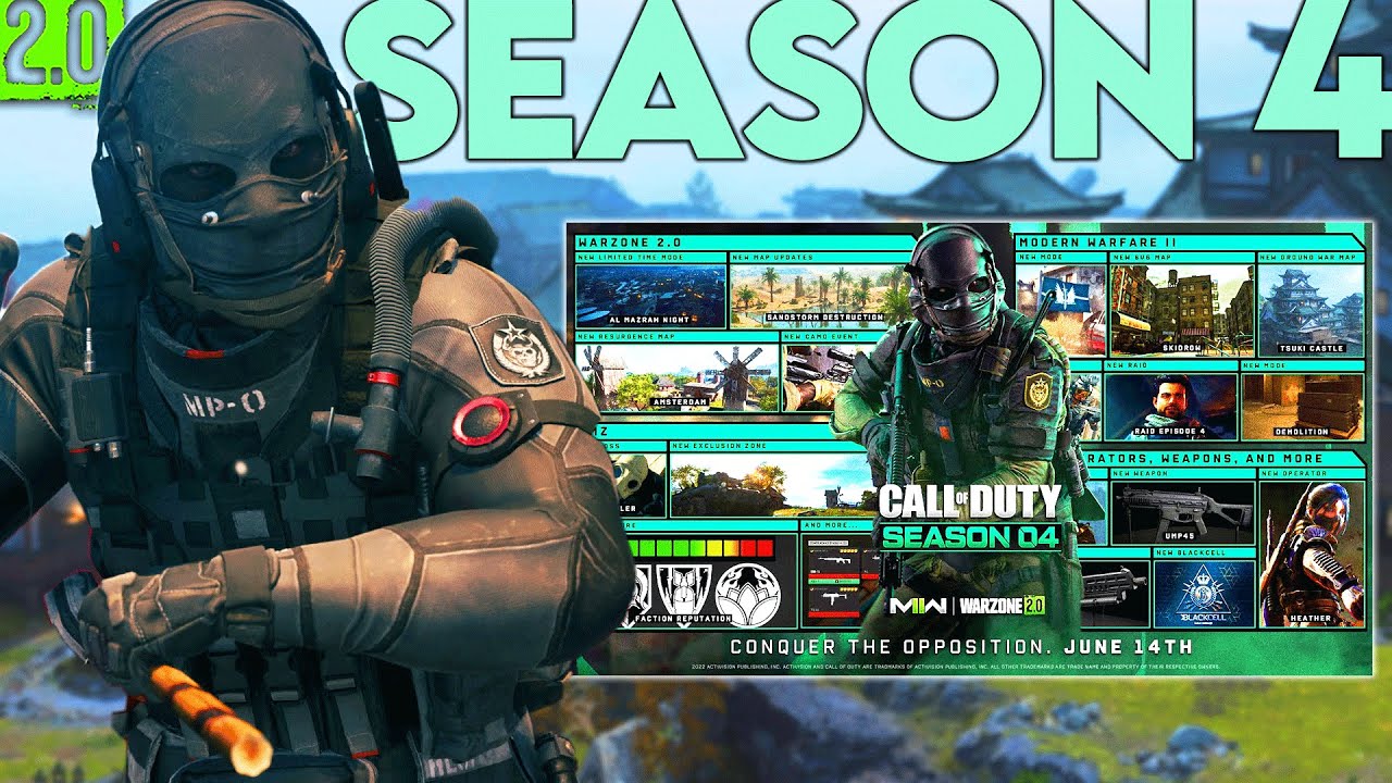 WZ2 - SEASON 4 ROADMAP (Maps, Operator, Waffen, Events und VIELES MEHR ...