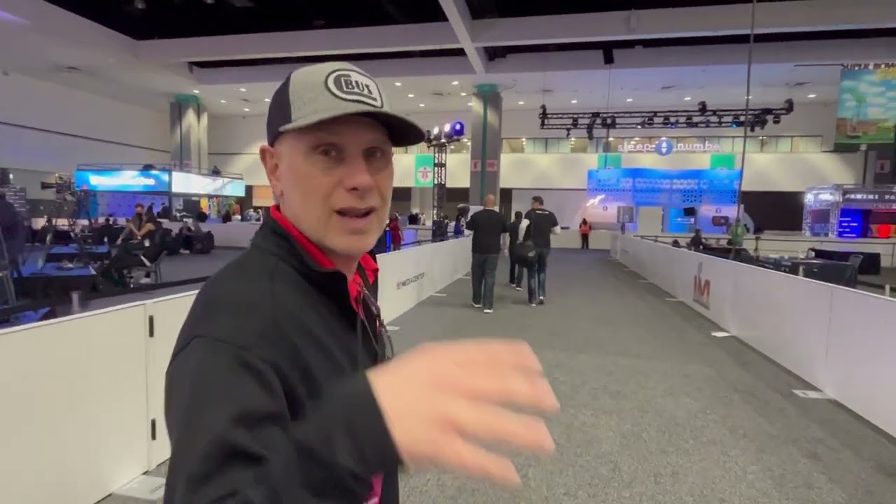 97.1 The Fan's Anthony Rothman gives a tour of Radio Row at the Super ...