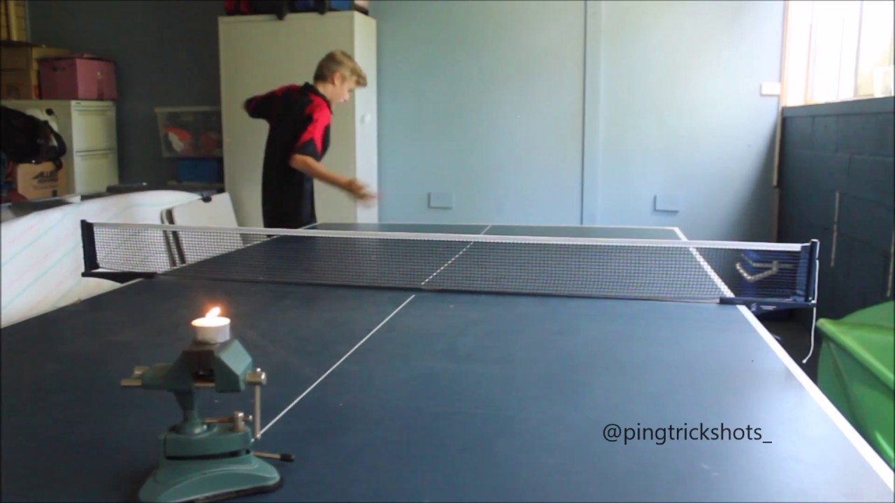 Candle vs ping pong ball! [HD] - YouTube