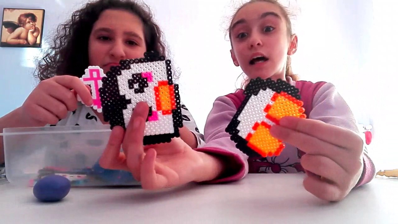 Le nostre creazioni in pyssla #1 di 2 - YouTube