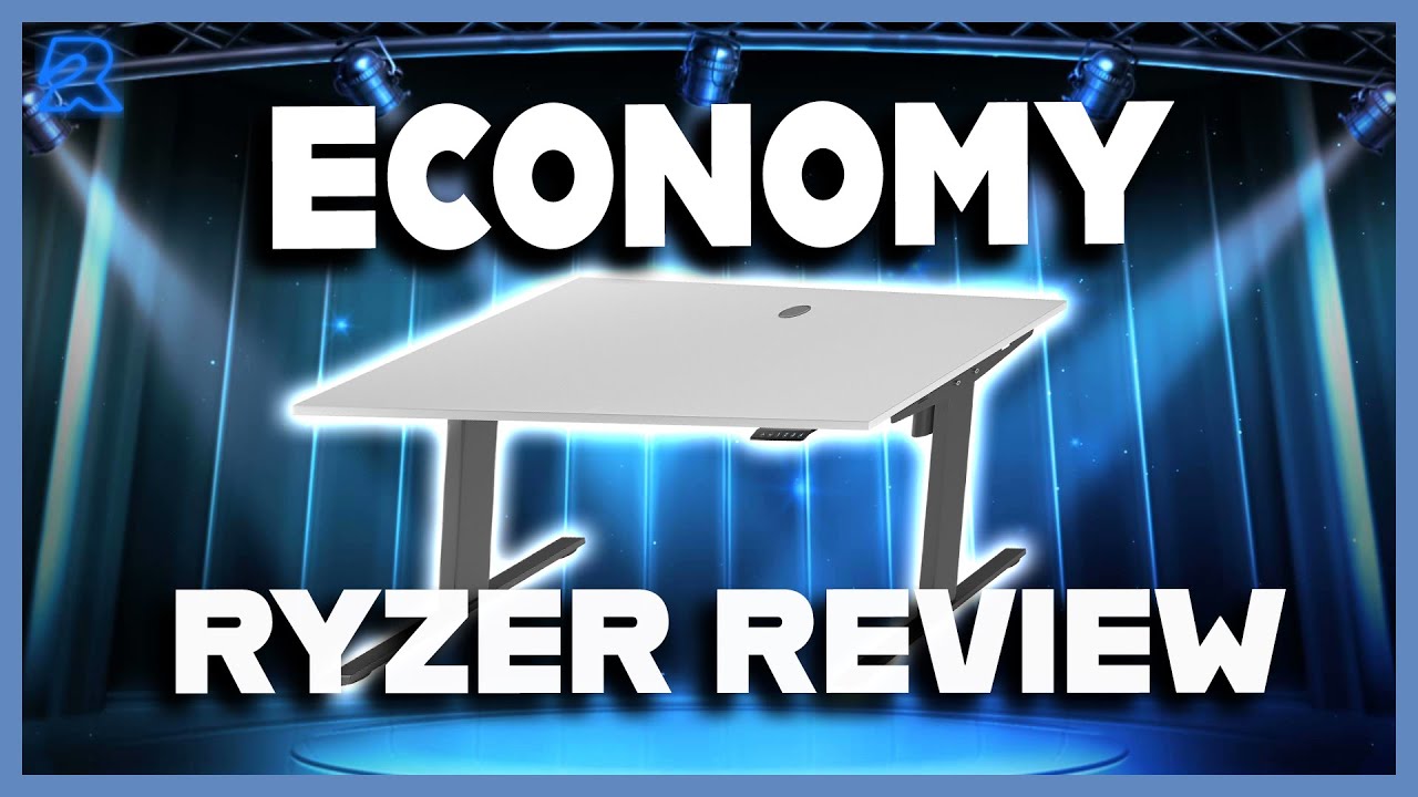 BEST SMALL ADJUSTABLE STANDING DESK!! ECONOMY RYZER!!!! - YouTube