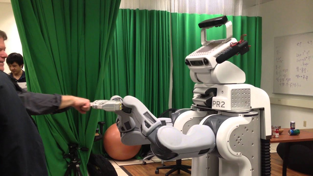 Willow Garage PR2, at Browns robotics lab - YouTube