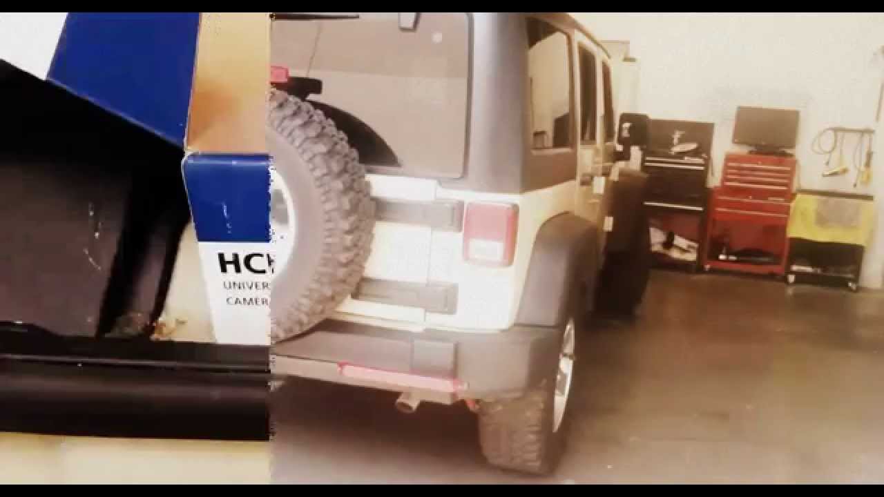 Jeep Rear View Camera Installation - YouTube