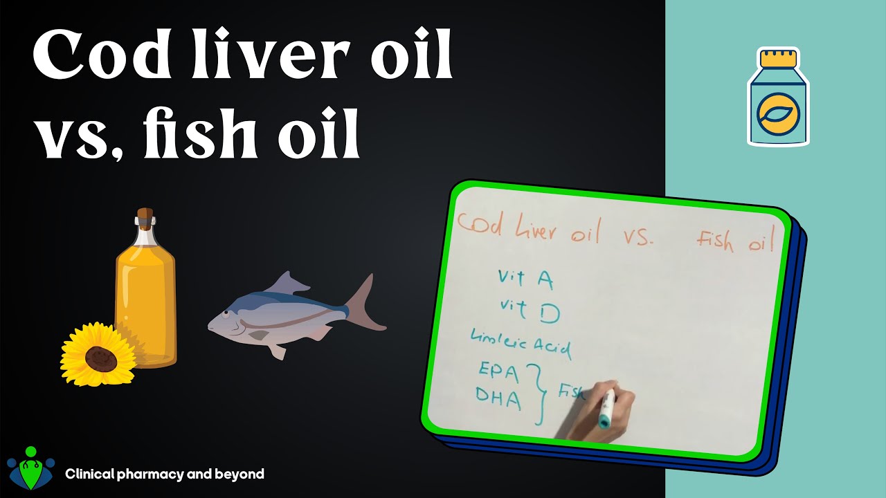Cod liver oil vs fish oil: which is better? - YouTube