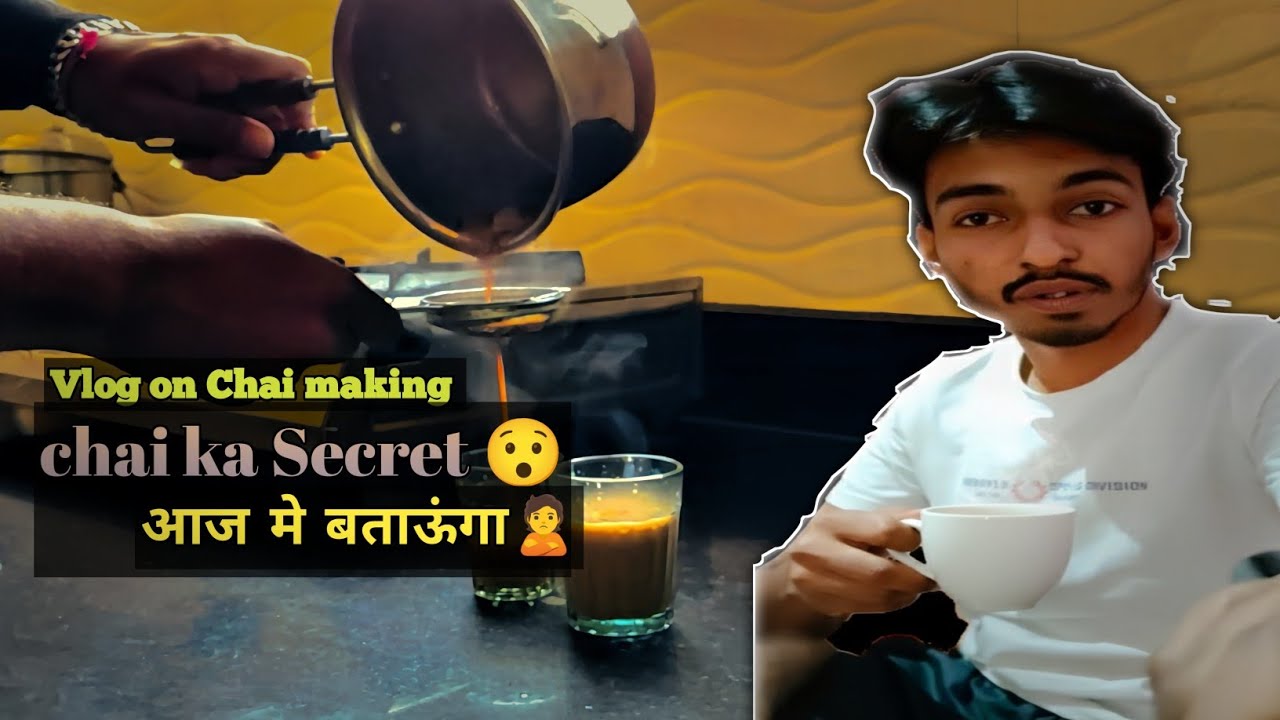 Vlog on Chai|Behind scenes of Chai making video|GG Stocker| - YouTube