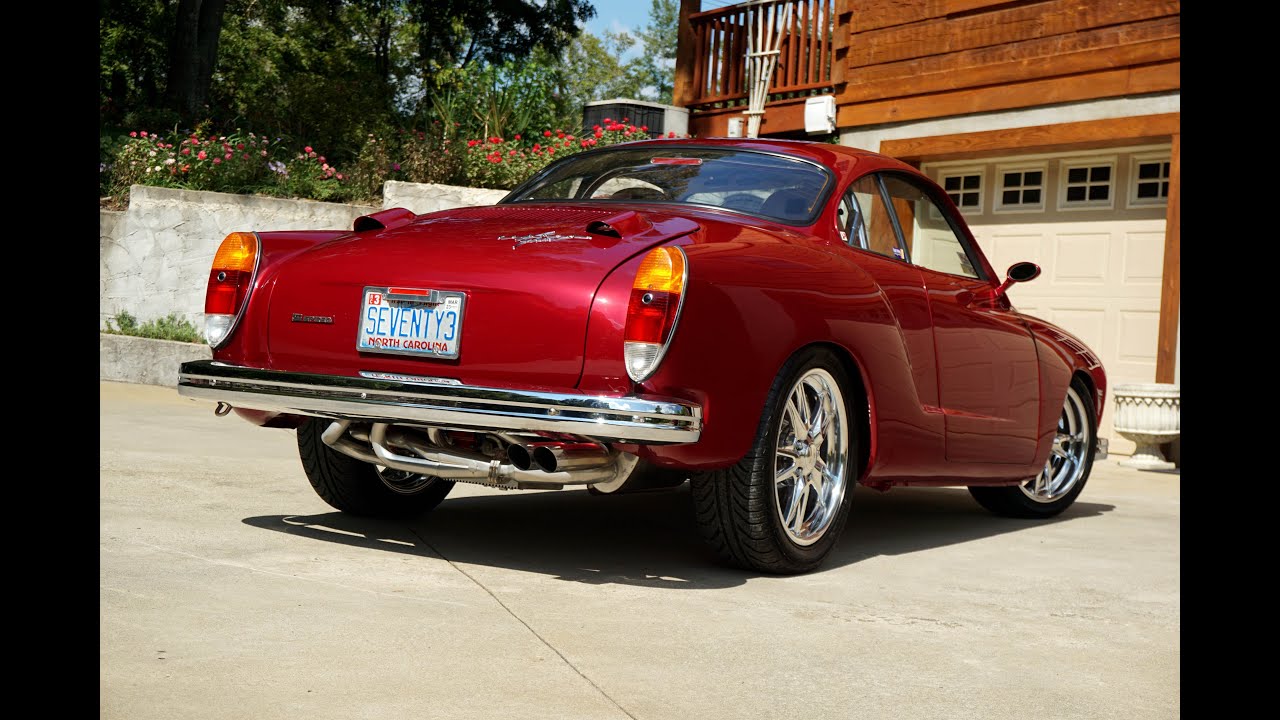1973 Highly Modified VW Karmann Ghia Drive By video - YouTube