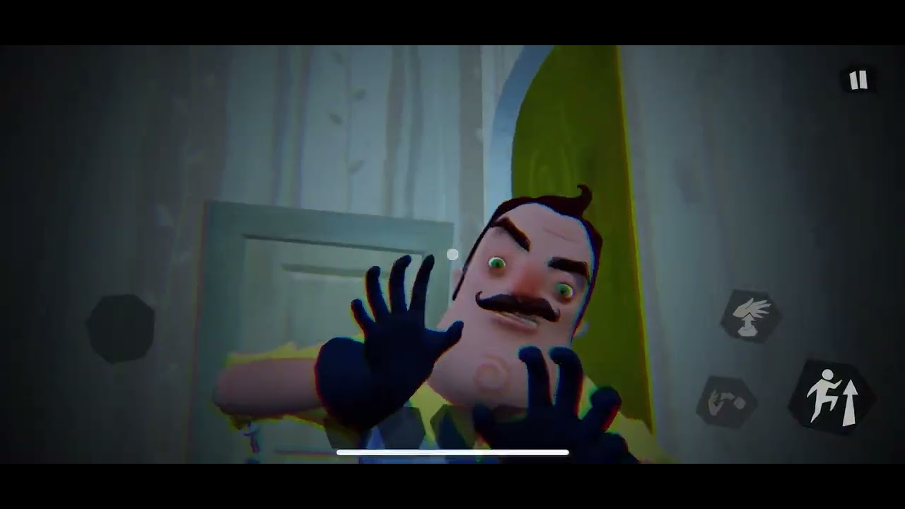 Playing hello neighbor 🏠 - YouTube