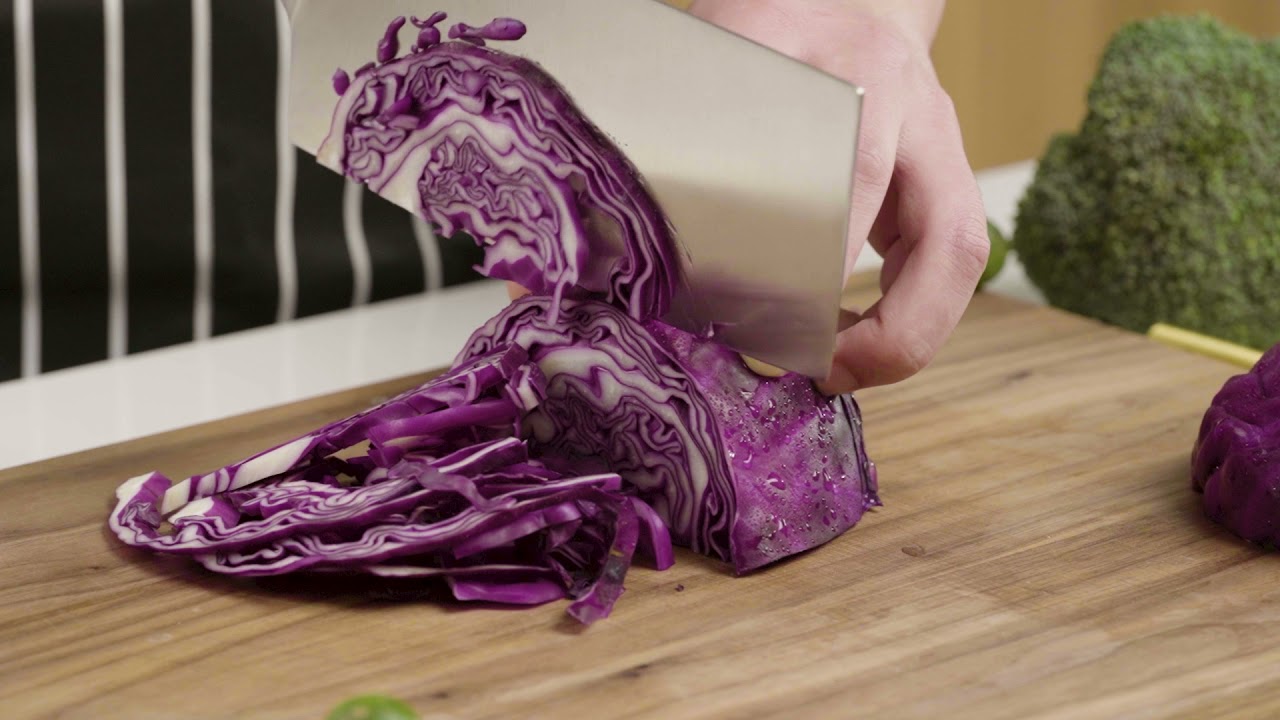 KYOKU Japanese Cleaver Knife - Samurai Series - YouTube