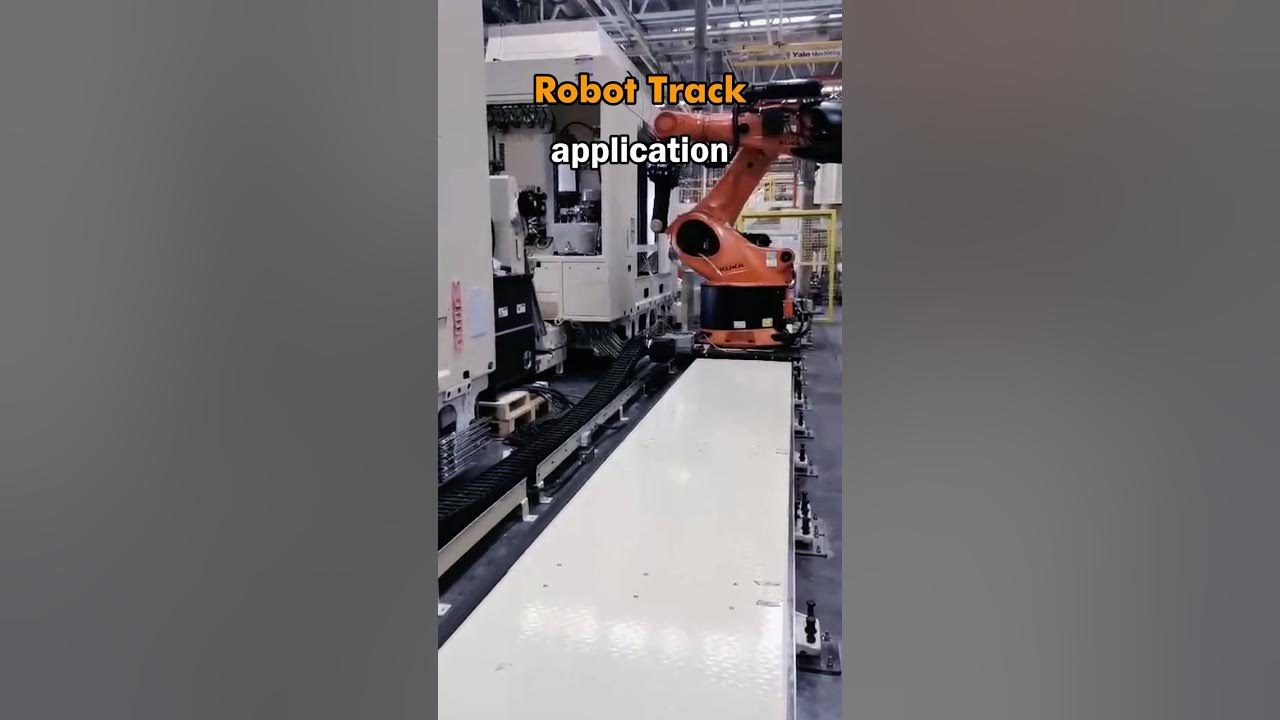 EVSROBOT - Expanding Automation with Robot Track Applications!#evsrobot #smartfactory #track # ...