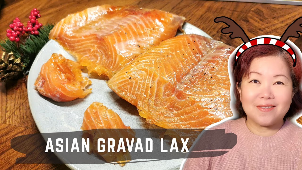 Gravad lax Asian Style - YouTube