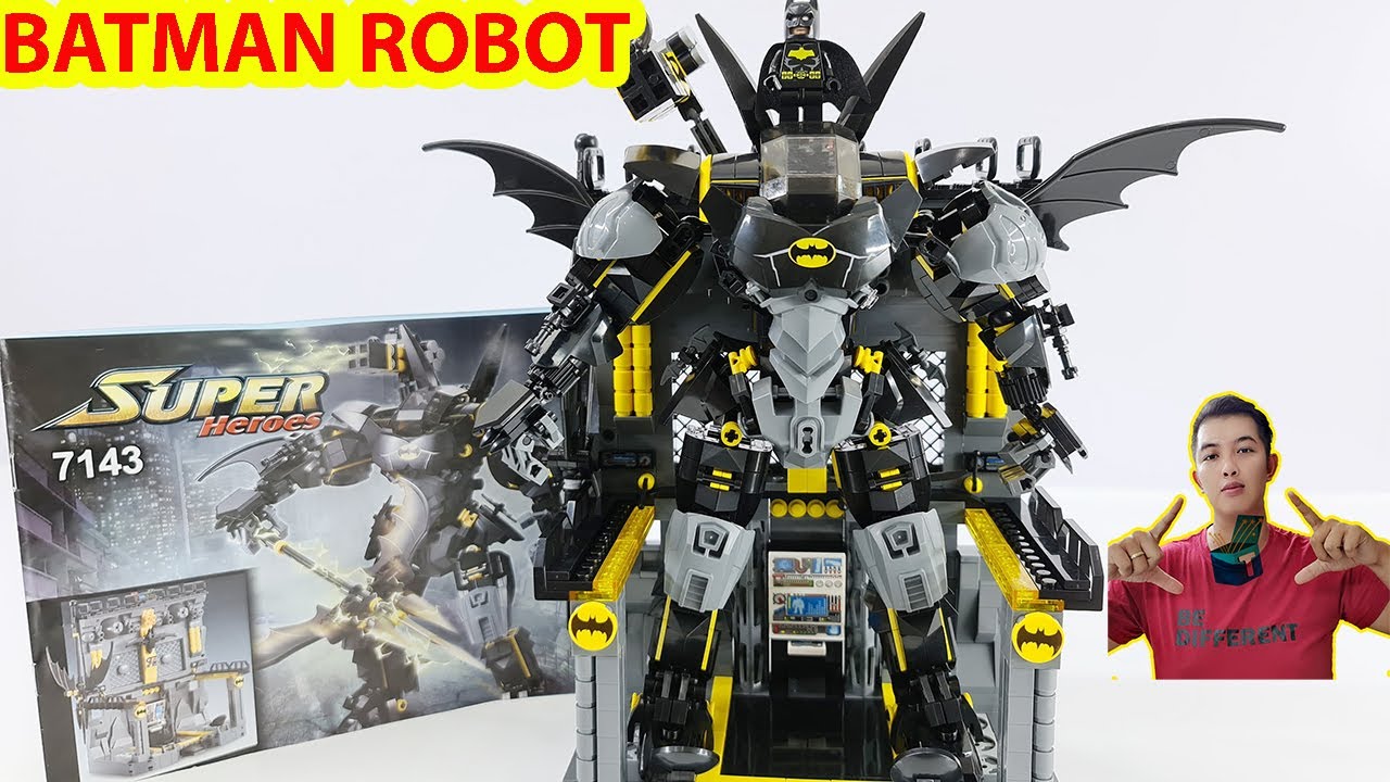 Mở Hộp Đồ Chơi Lego Robot Của Batman Bat Mech Toy Channel - YouTube