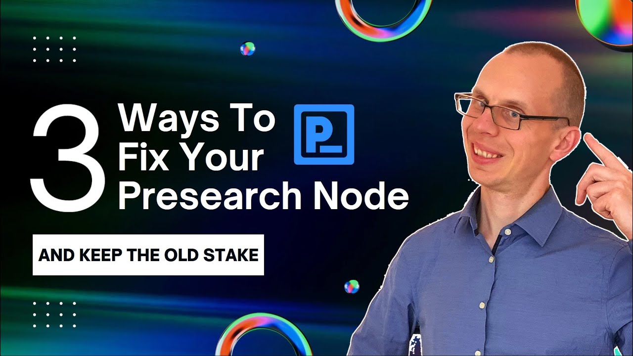 My Presearch Node suddenly stopped working... - YouTube