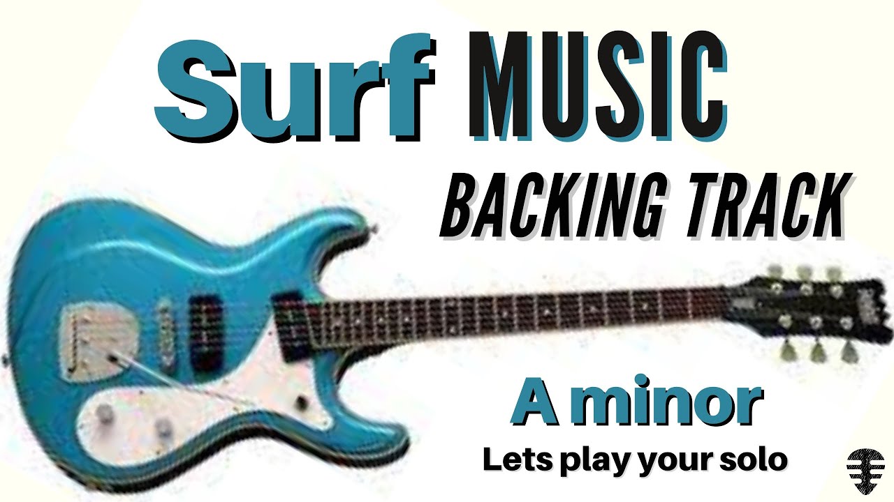 Surf Music guitar backing track in A minor - YouTube