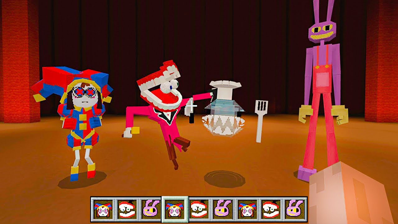 Pomni Transformation to Abstraction in Minecraft (The Amazing Digital ...