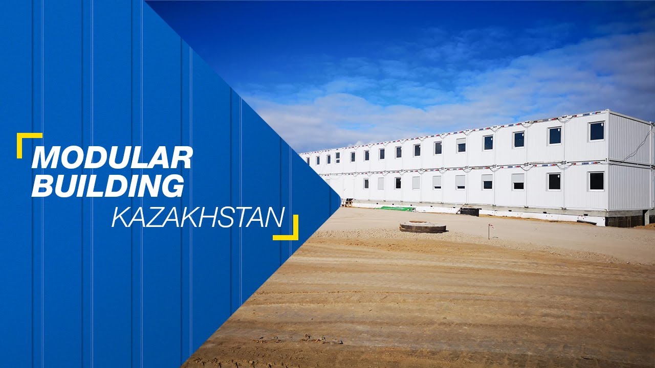 Modular building in the Kazakhstan desert | CONTAINEX - YouTube