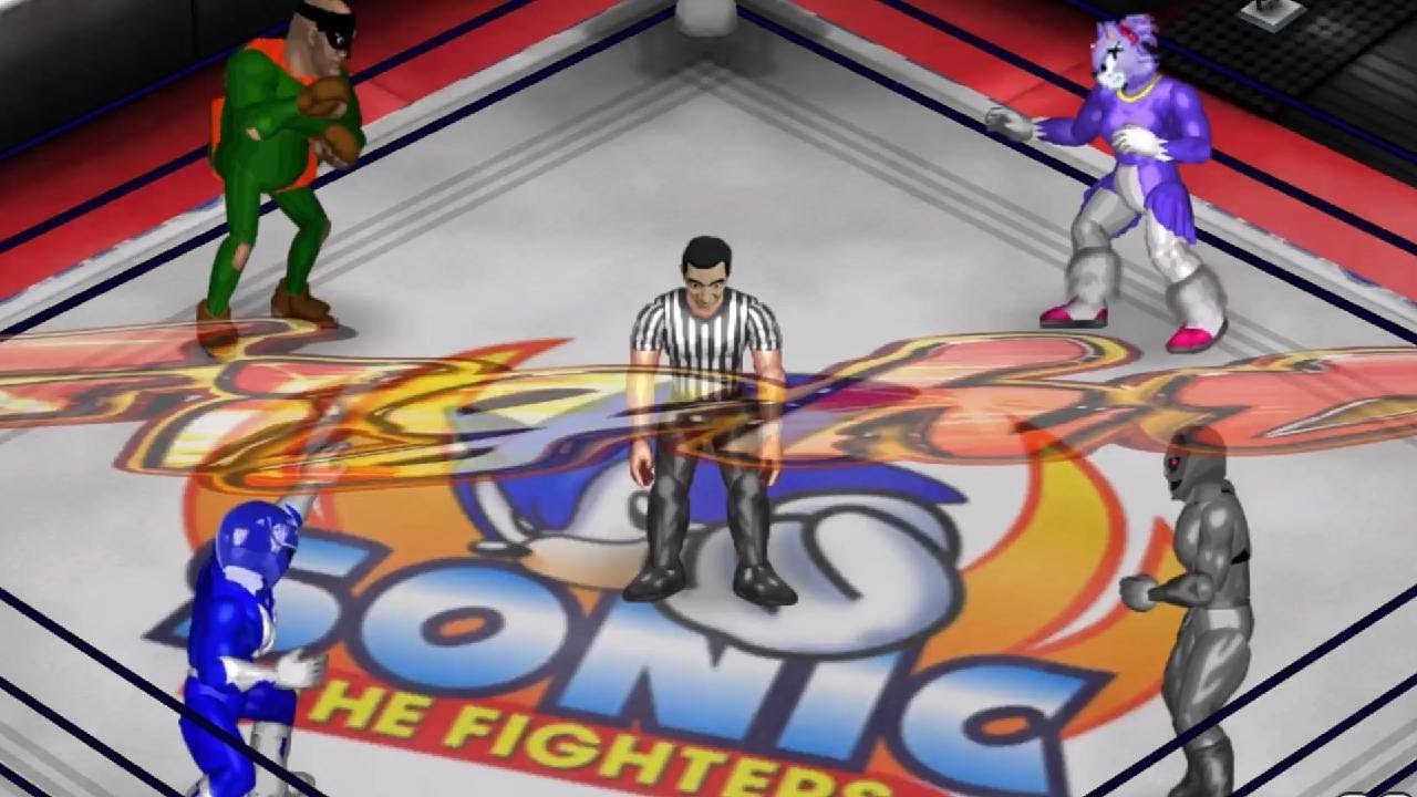 Fatal Four Way Match - Boogerman vs Blaze the Cat vs Blue Ranger vs ...