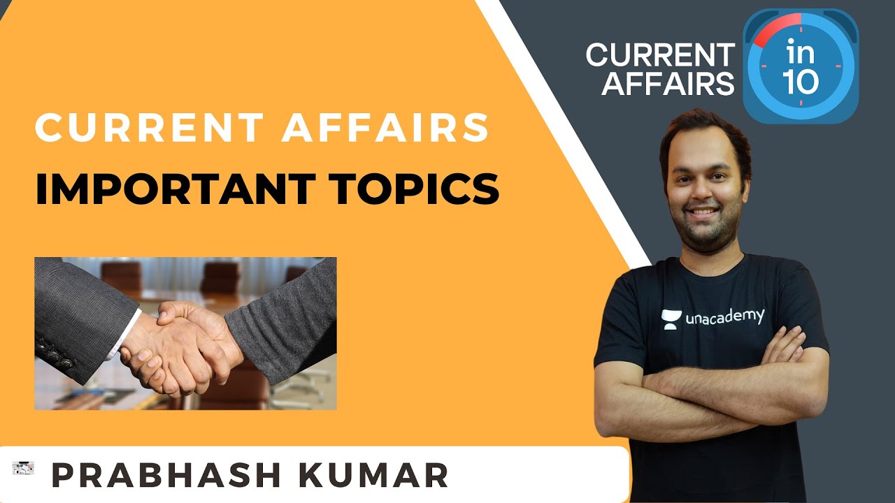 Top 10 Current Affairs | SBI PO/Clerk Mains 2020 | Prabhash Kumar ...