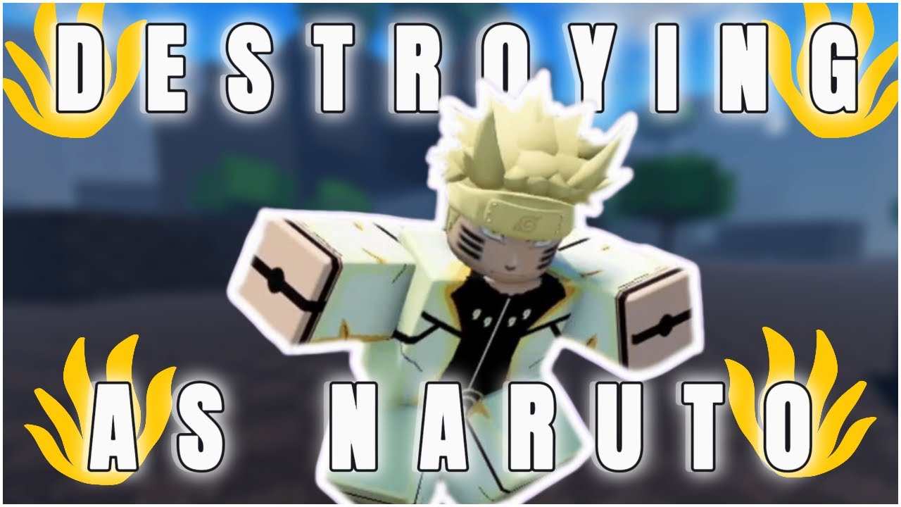 DESTROYING As Naruto Uzumaki In Chakra Battlegrounds.. - YouTube
