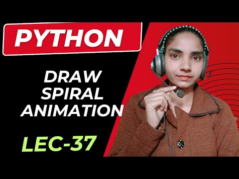 Python Turtle | How to draw Spiral Drawing in Python / Lecture 37 - YouTube